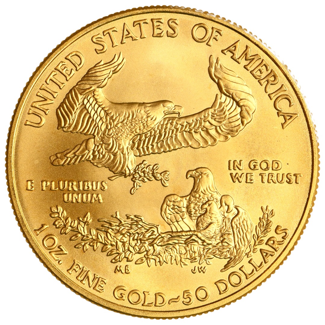 Moneda de aur 50 Dollars American Gold Eagle 1 oz - Claudius Gold Coins ...